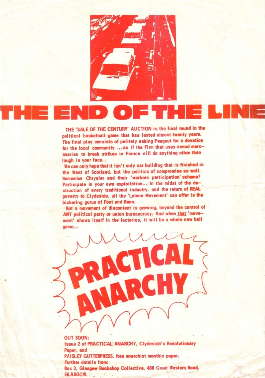 Practical Anarchy (Glasgow) posters | libcom.org
